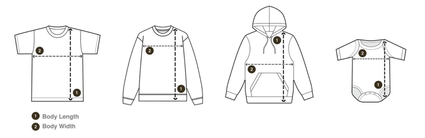 Size Charts - Boo Haul